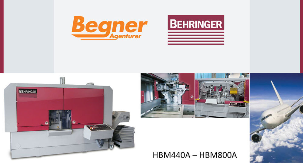 Begner Agenturer . BEHRINGER Högpresterande Automatiska Bandsågar HBM